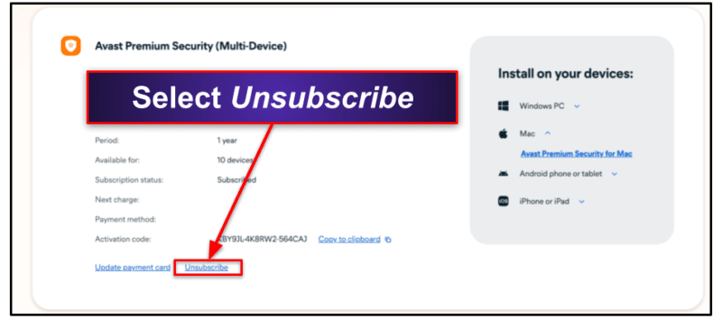 How To Cancel Avast Subscription
